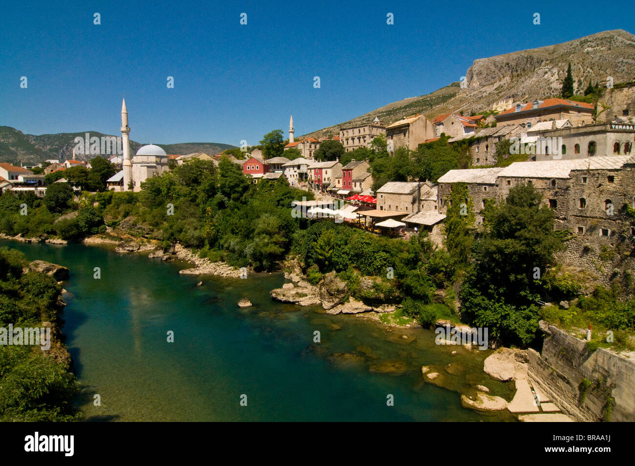 The old town of Mostar, UNESCO World Heritage Site, Bosnia-Herzegovina ...