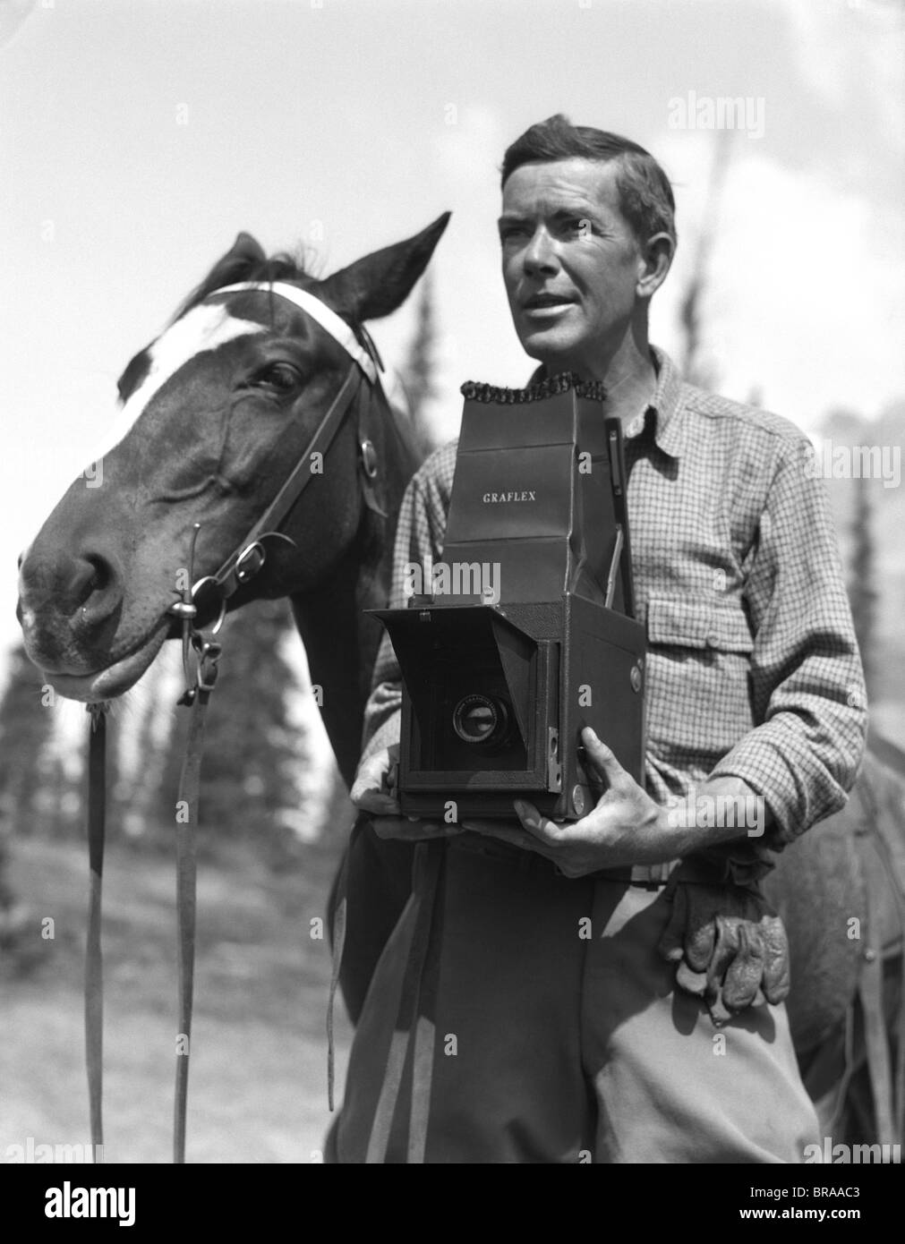 Large format camera Black and White Stock Photos & Images - Alamy