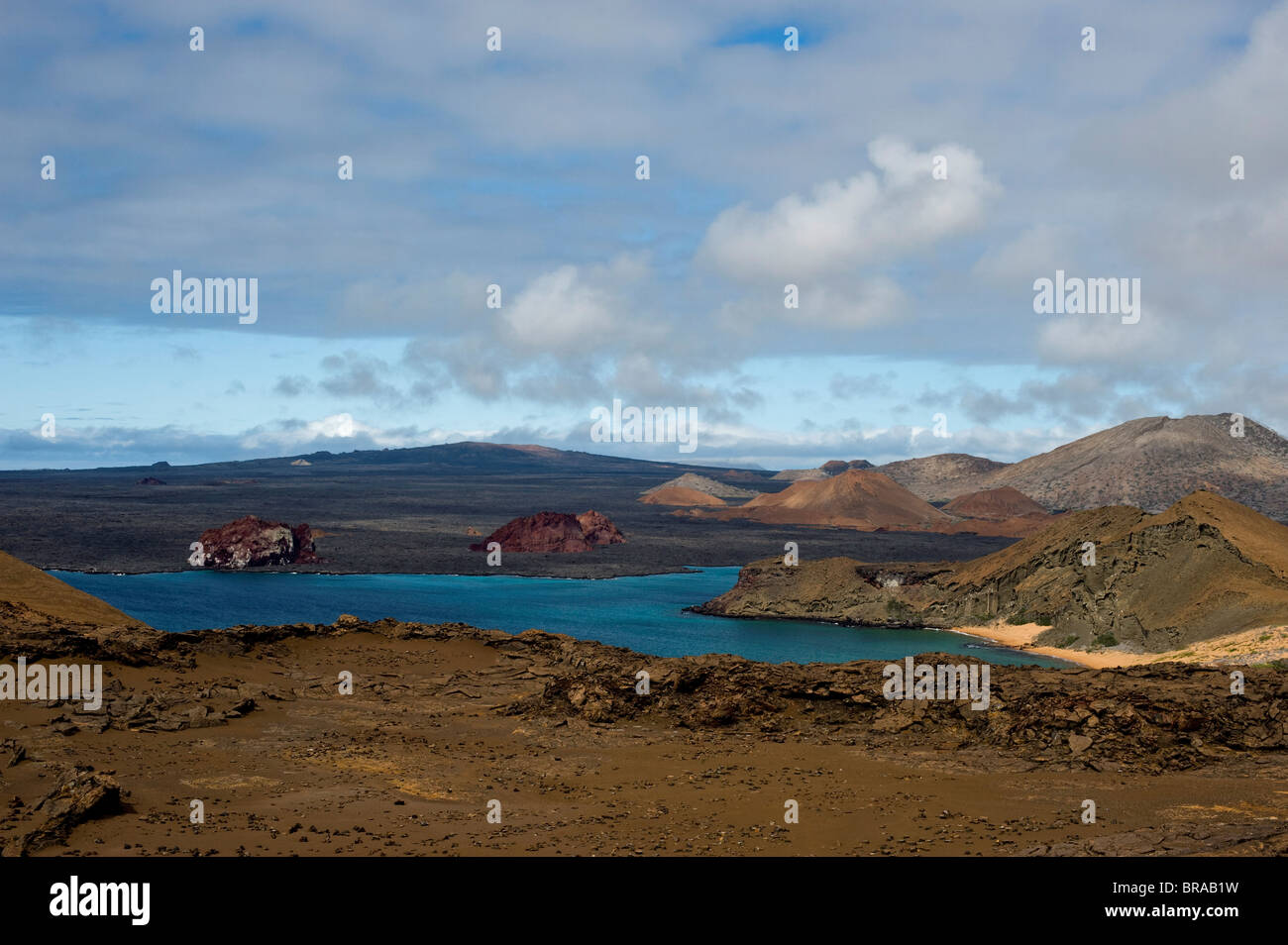 A landscape of the Galapagos Islands, UNESCO World Heritage Site ...