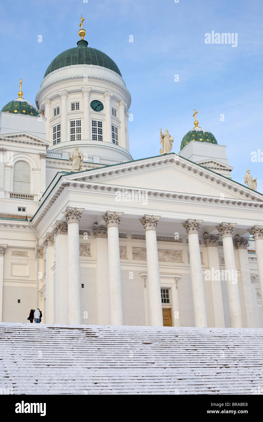Helsinki cathedral stairs hi-res stock photography and images - Alamy