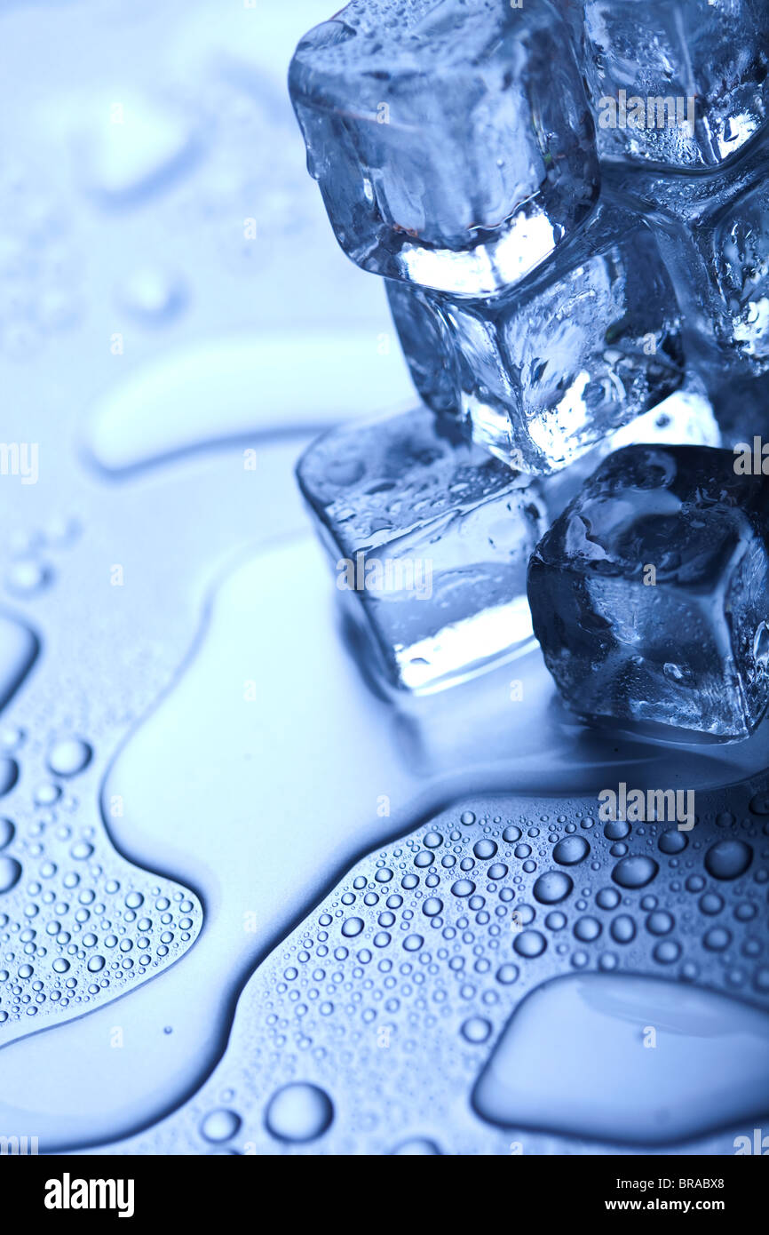 Crystals ice cubes Stock Photo - Alamy