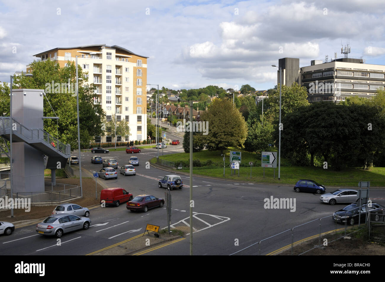 The Plough magic roundabout at Hemel Hempstead, Hertfordshire, UK Stock ...