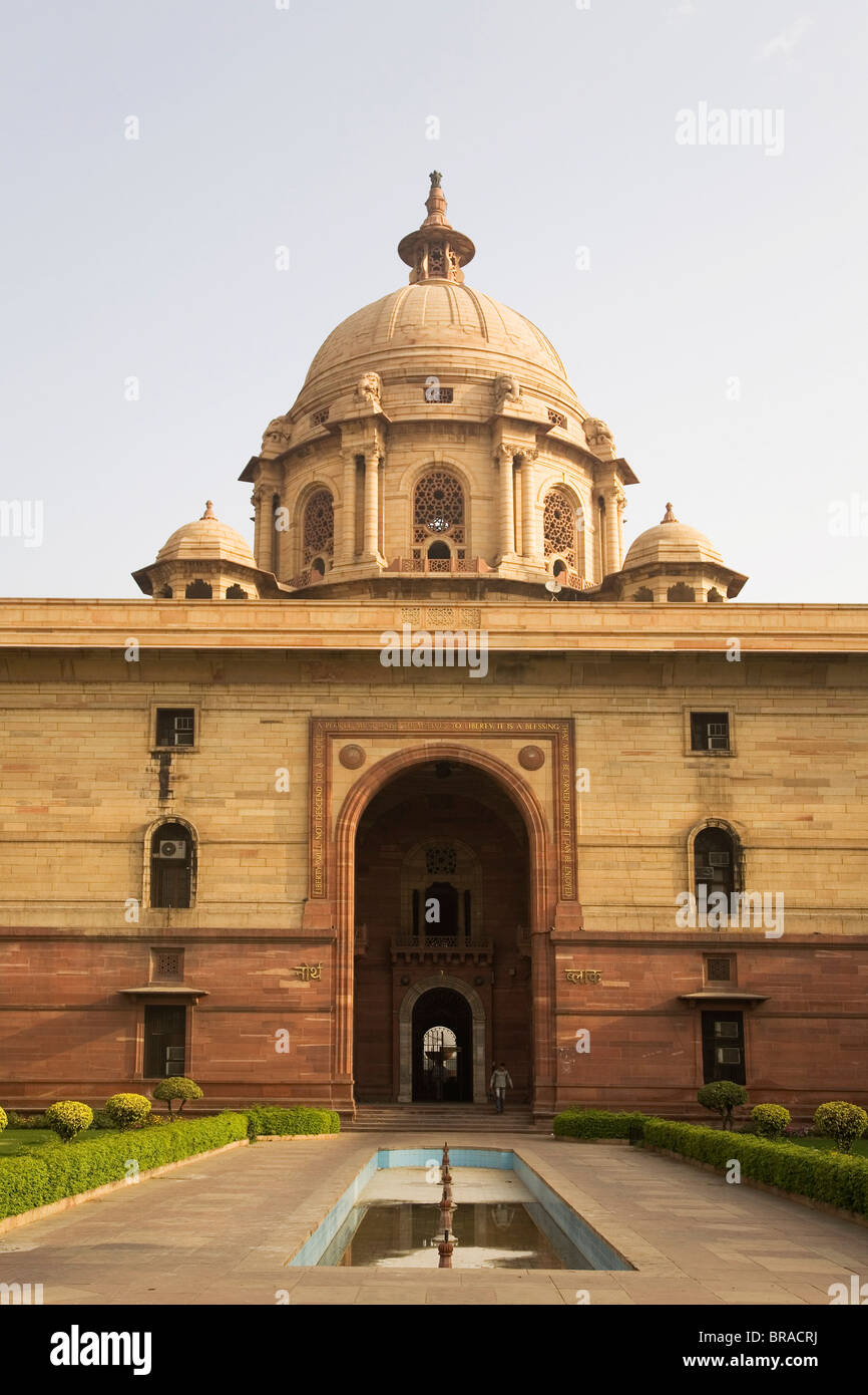 The Herbert Baker designed North Block Secretariat Building in New ...