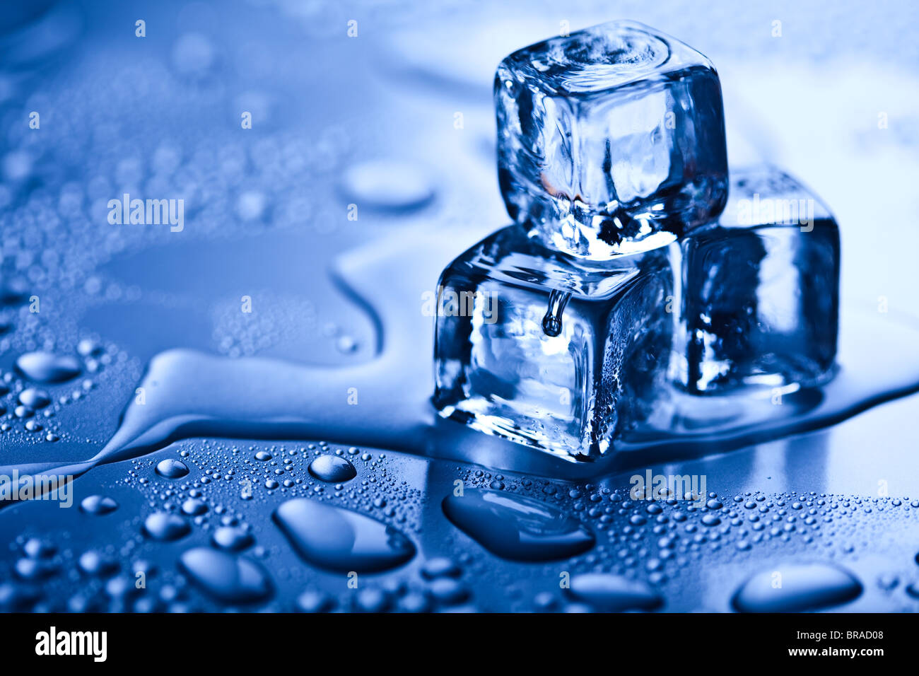 Transparent ice cubes Stock Photo - Alamy