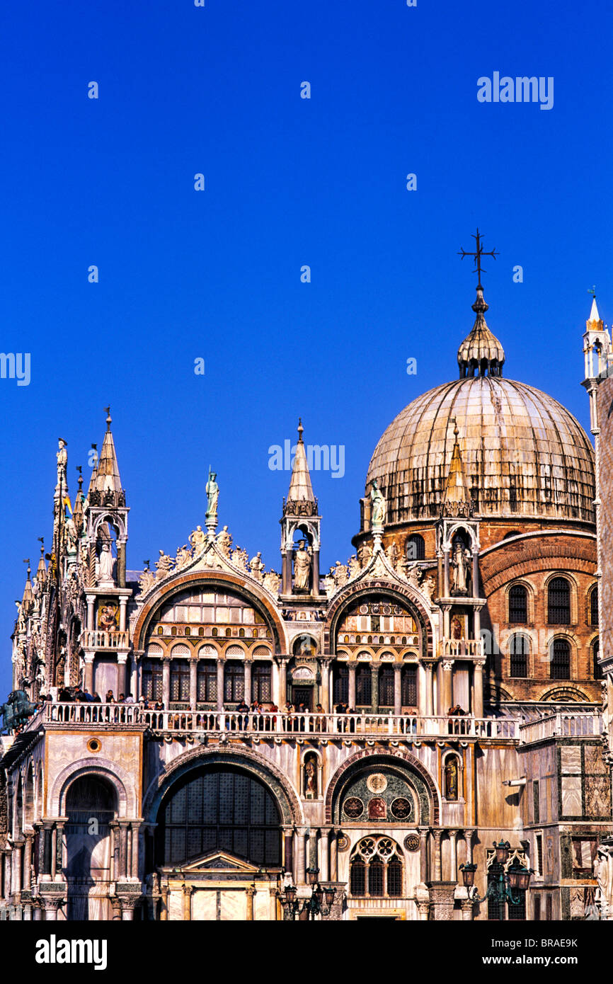 Famous San Marco Church Steeple in Piazza San Marco in Beautiful Venice ...