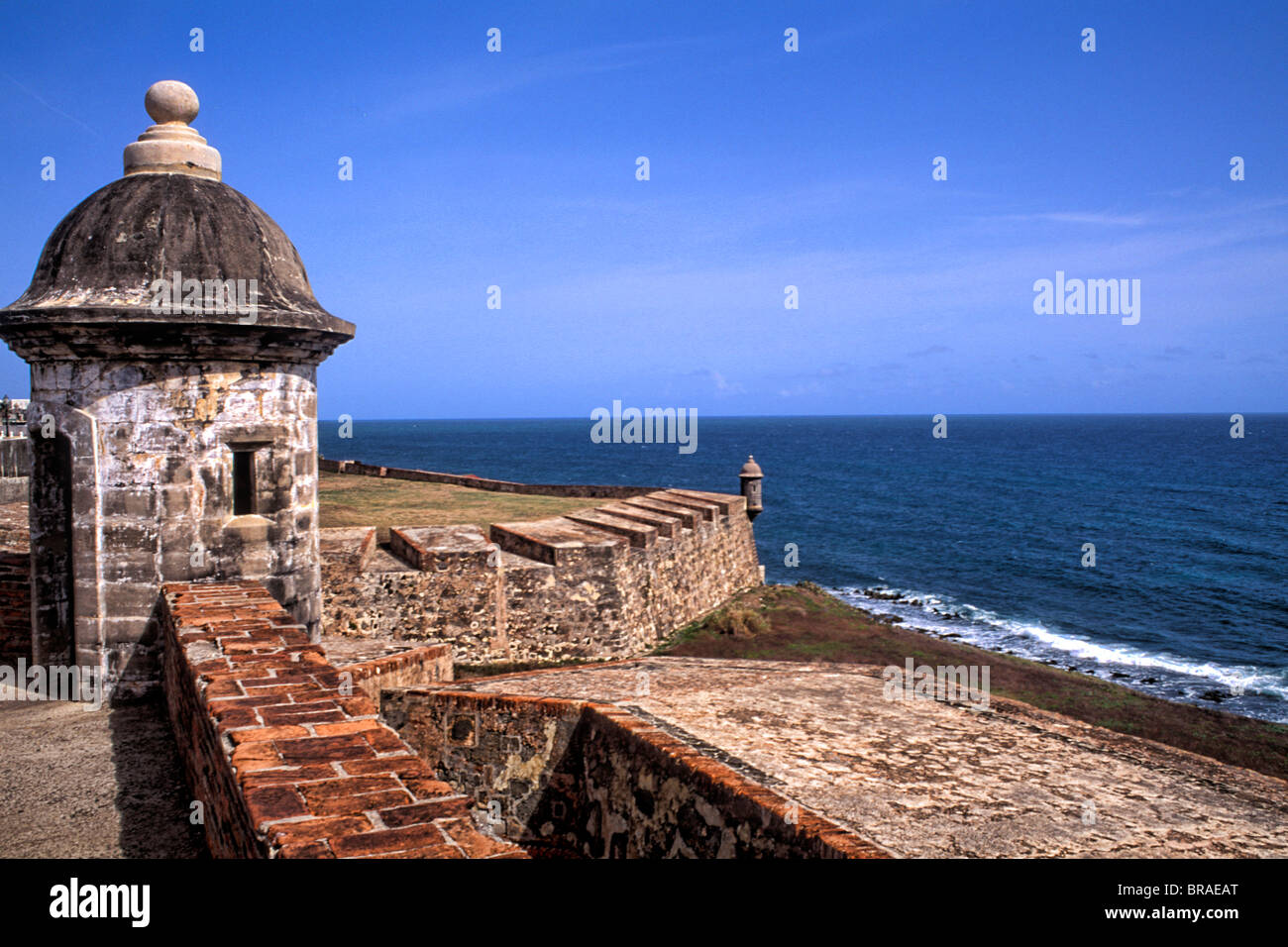 Castle of San Cristobal Old San Juan Puerto Rico Stock Photo - Alamy