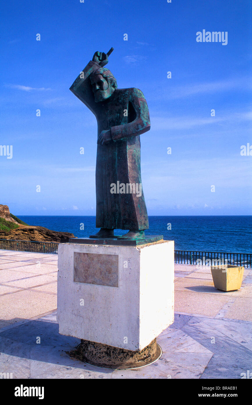 Statue of Juan Bautista Capital of Old San Juan Puerto Rico Stock Photo ...