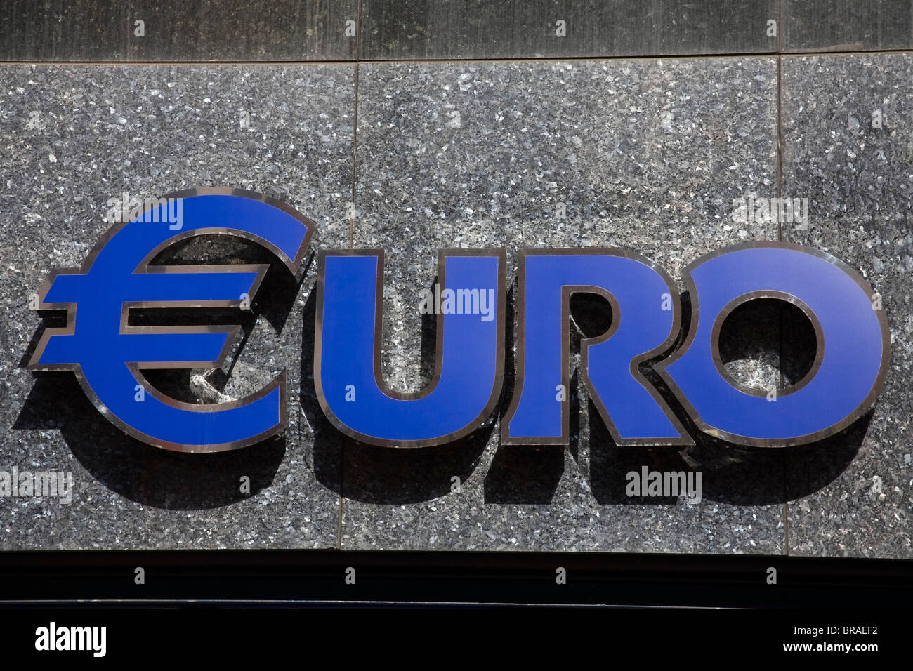 Blue letters and symbols hi-res stock photography and images - Alamy