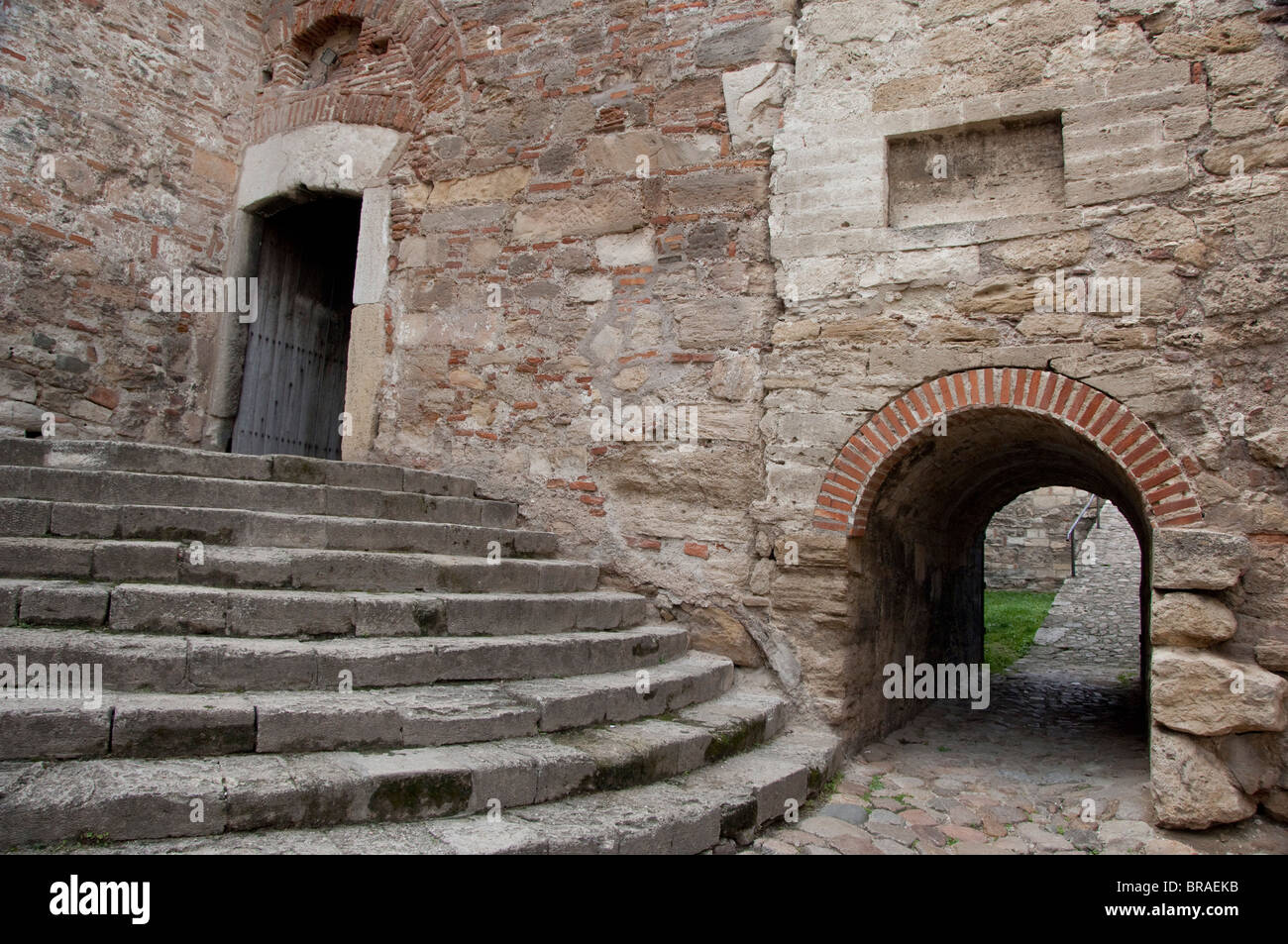 Bulgaria, Port city of Vidin. Baba Vida fort built between the 10th and ...