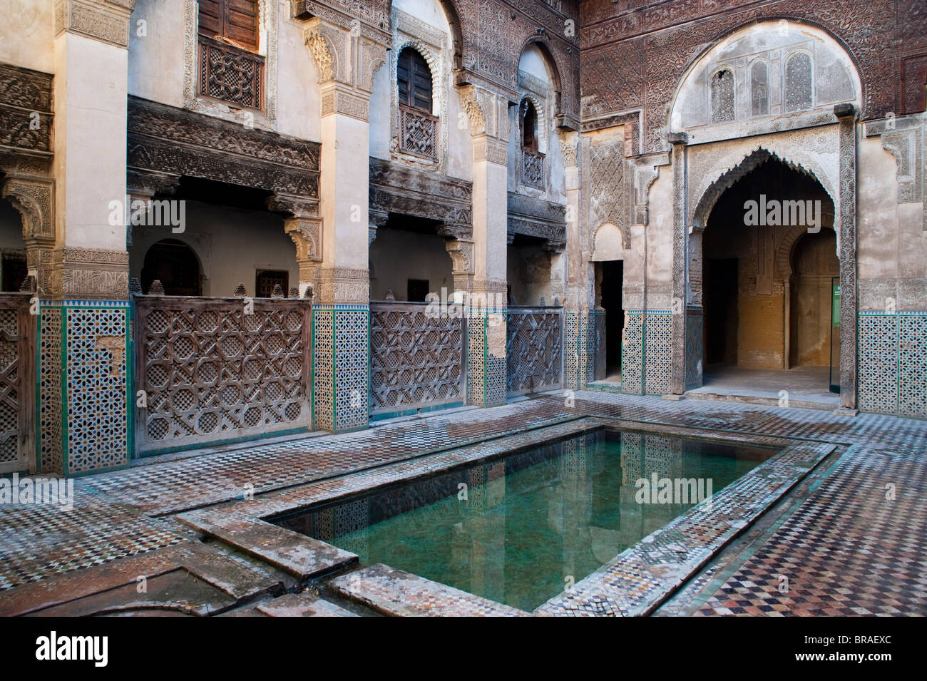Medersa Sahrij, Medina of the Andalusians, Fez, Morocco, North Africa ...