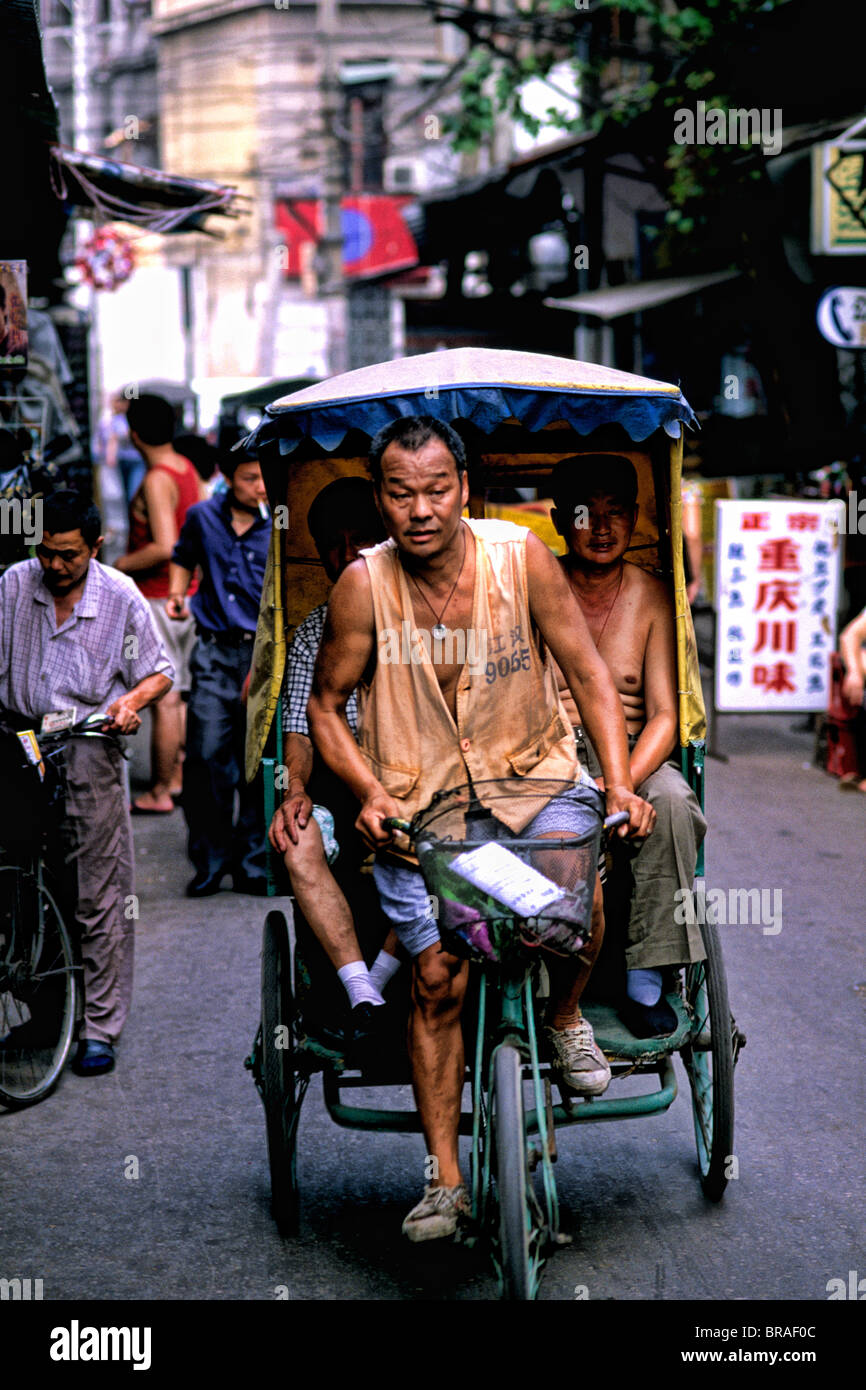 Colorful street scenic in Wuhan China Stock Photo - Alamy