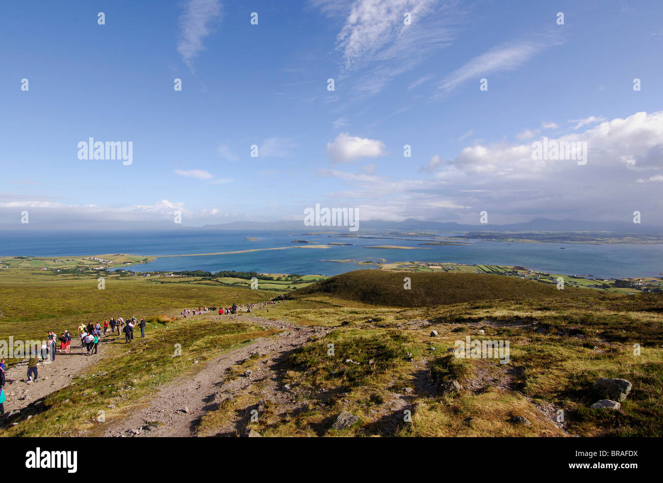 Croagh Patrick Pilgrimage, Co. Mayo, Ireland Stock Photo - Alamy