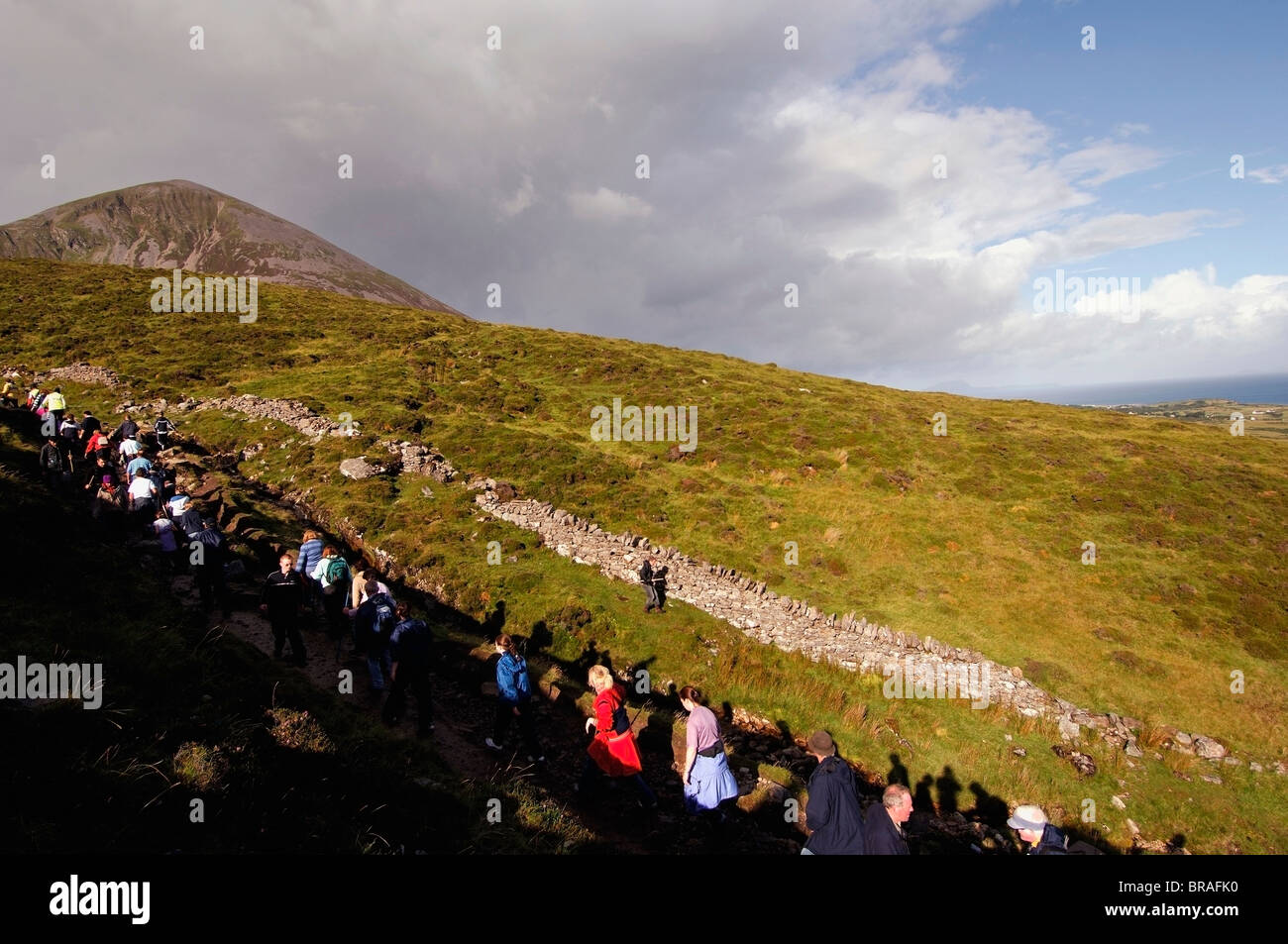 Croagh Patrick Pilgrimage, Co. Mayo, Ireland Stock Photo - Alamy