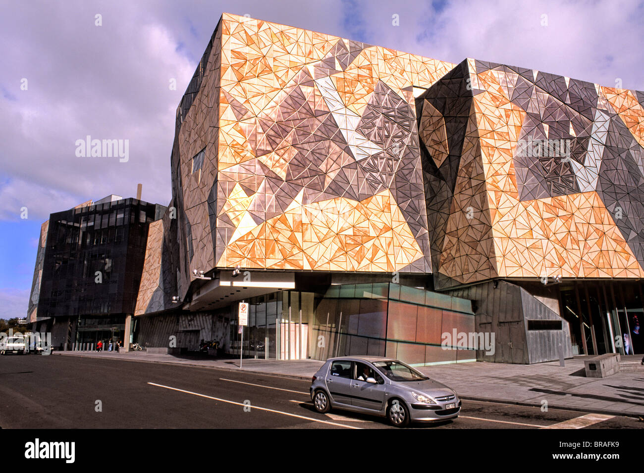 New Federation Square Building in Melbourne Victoria Australia Stock ...