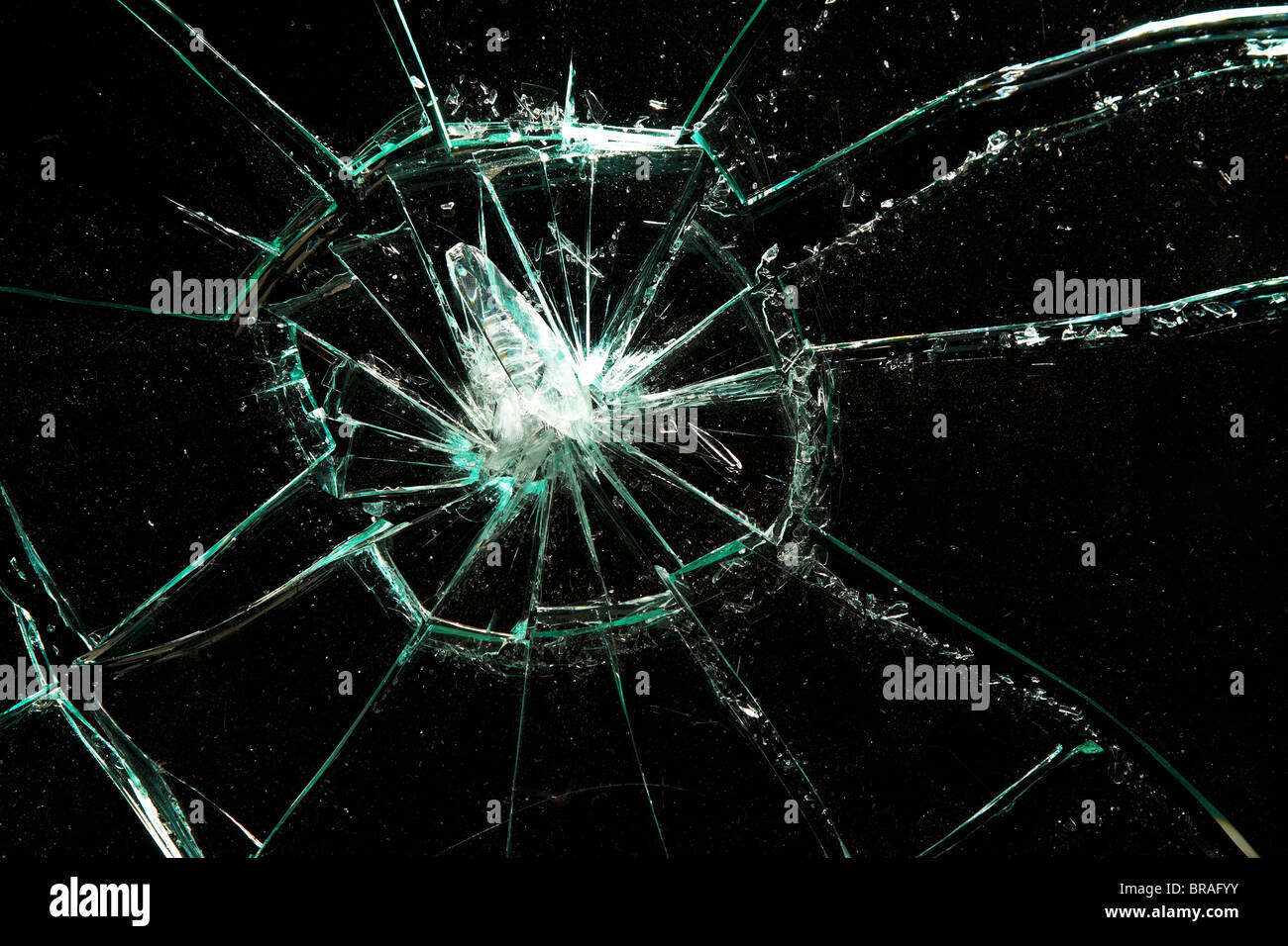 Broken glass black hi-res stock photography and images - Alamy