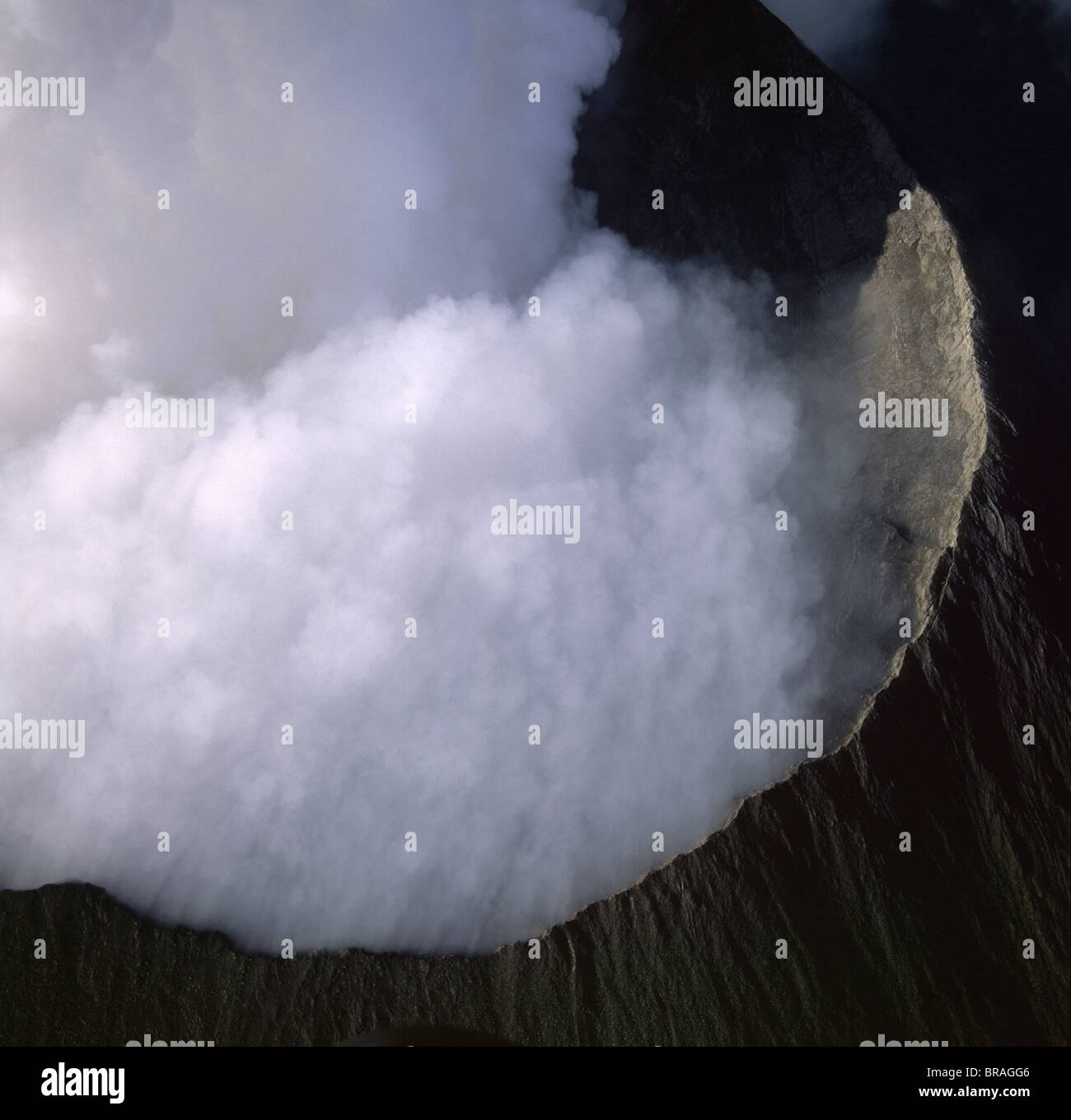 View of nyiragongo volcano hi-res stock photography and images - Alamy