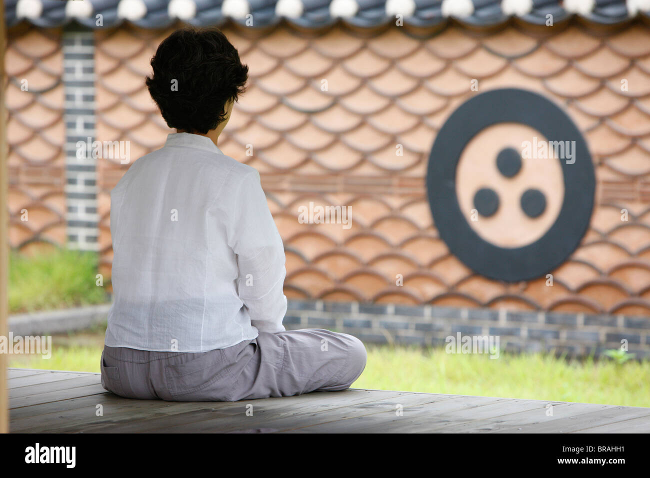 Zen meditation, Seoul, South Korea, Asia Stock Photo - Alamy