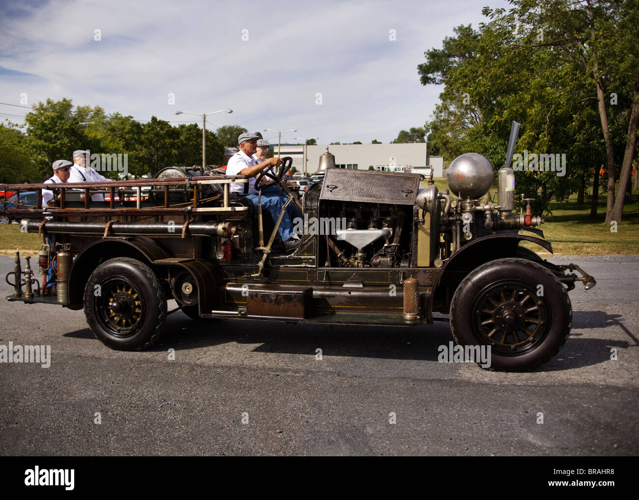 Vintage Ahrens-Fox 1947 firetruck Stock Photo - Alamy