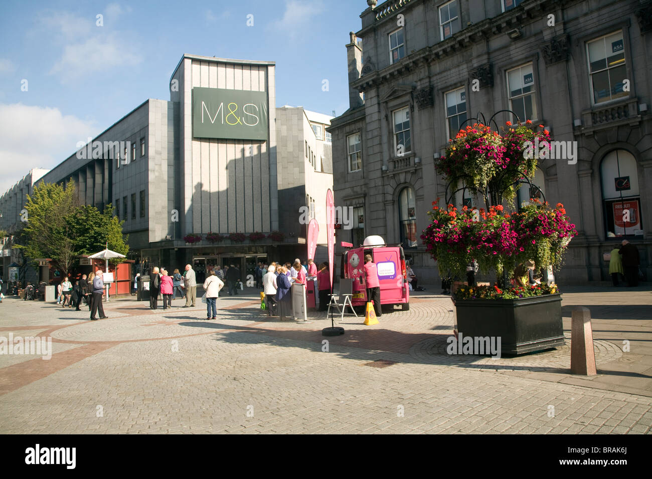 Marks and Spencer shop, Aberdeen, Scotland Stock Photo - Alamy