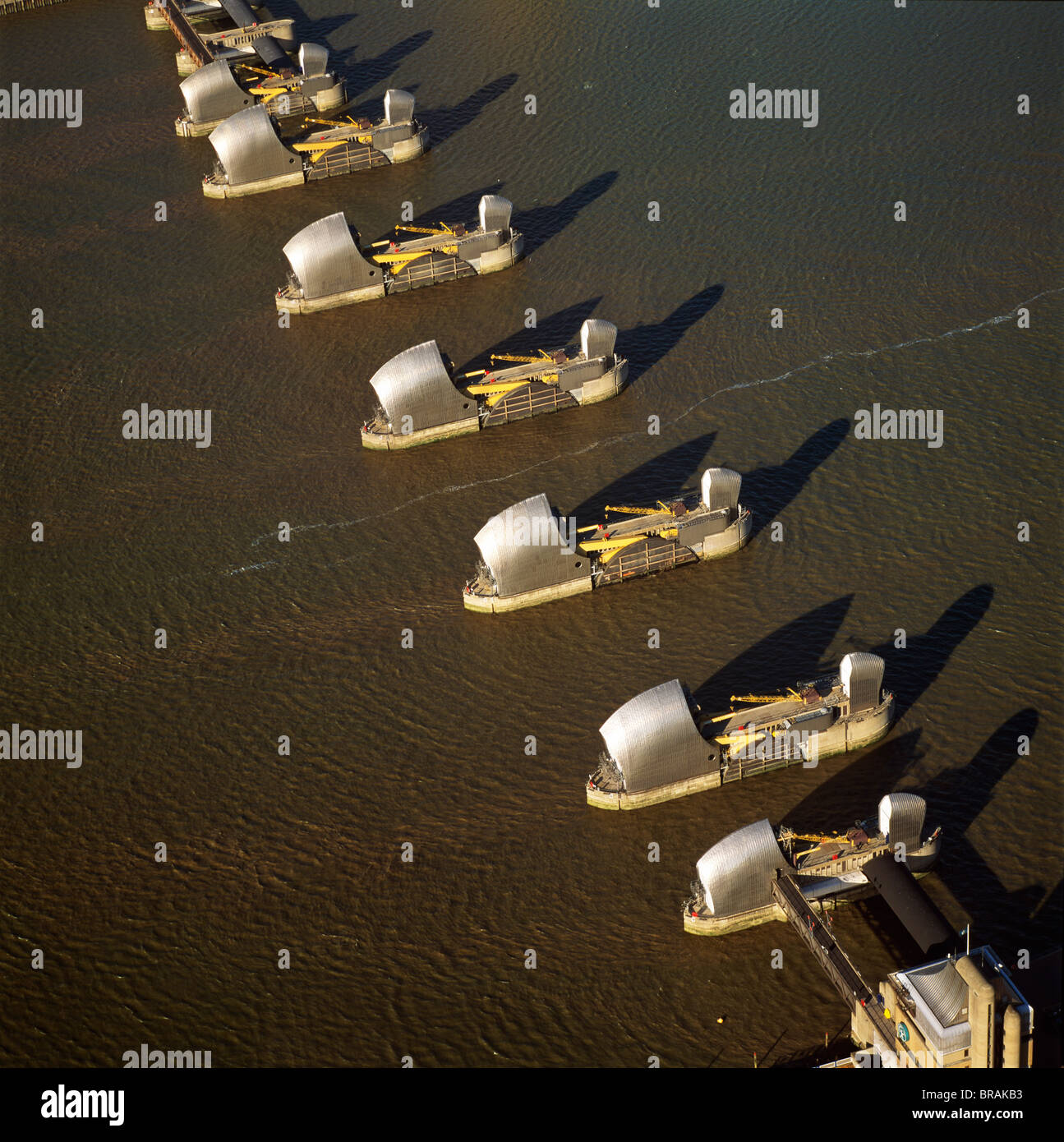 Thames Barrier Aerial High Resolution Stock Photography and Images - Alamy