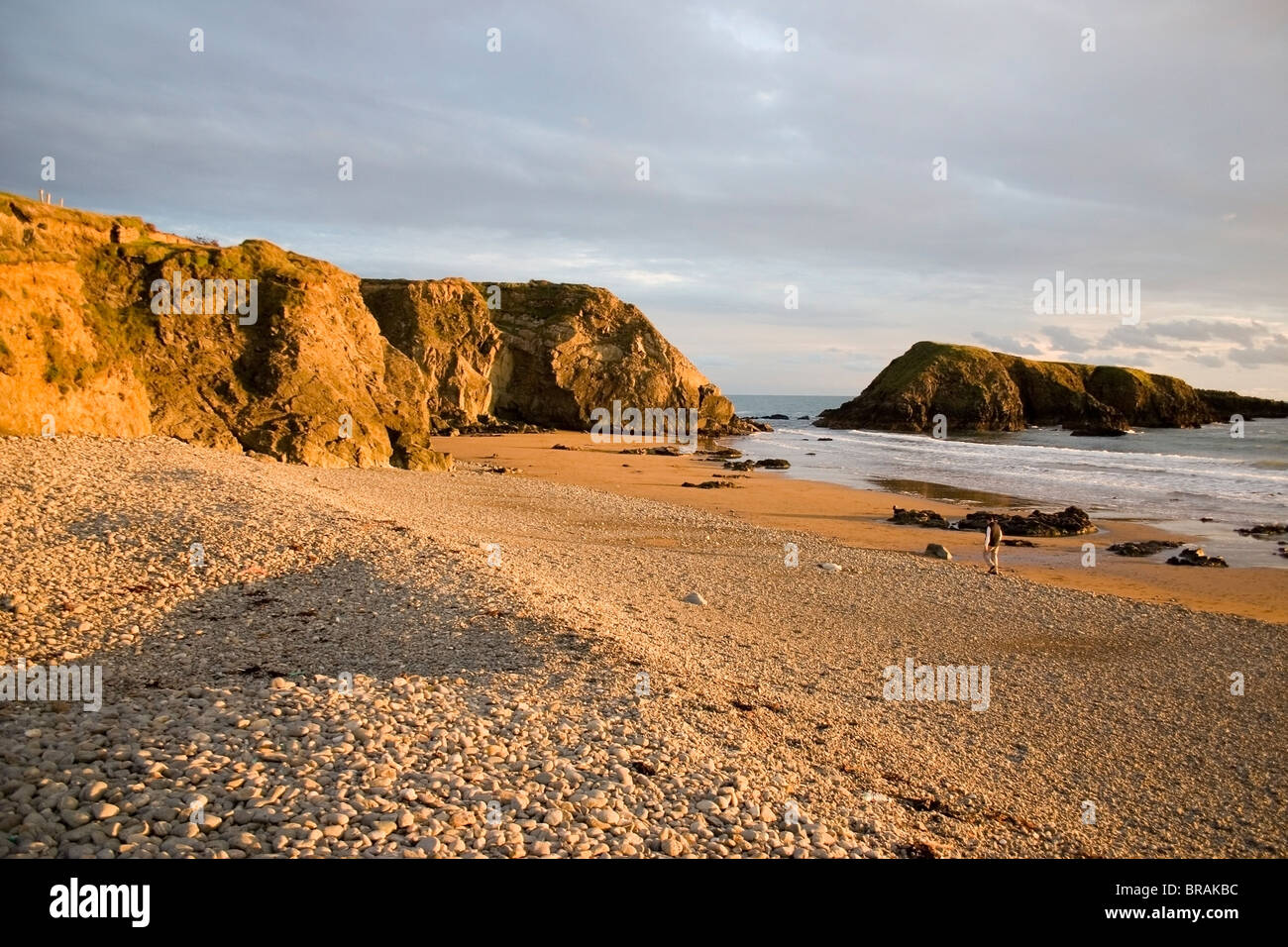Annestown Beach, The Copper Coast, Co Waterford, Ireland Stock Photo ...