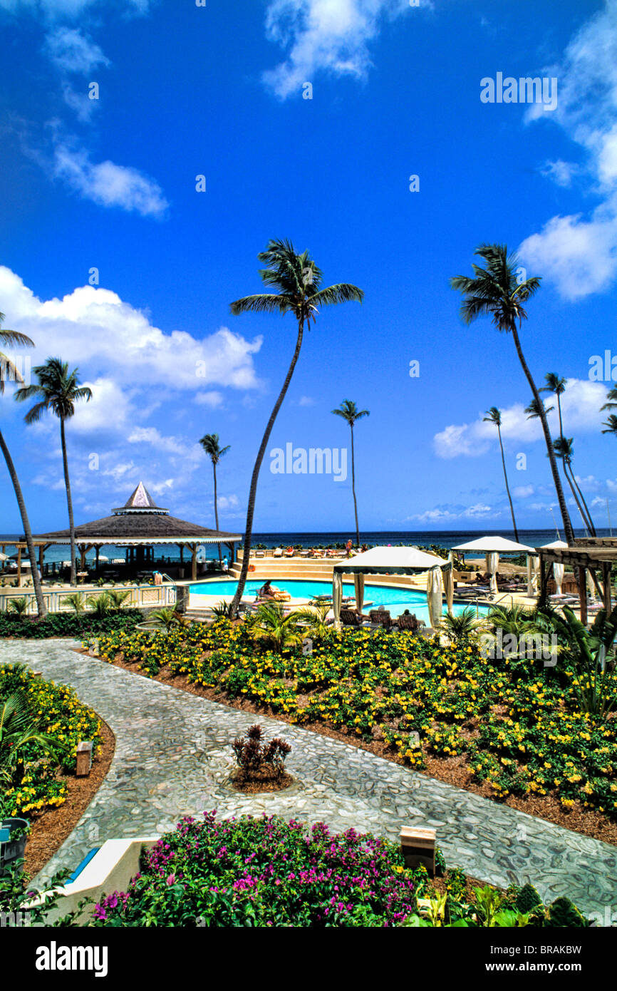 Elegant expensive resort of Four Seasons in small remote island of ...