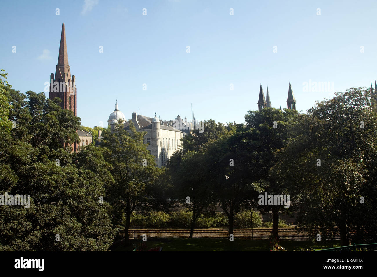 View over union terrace gardens hi-res stock photography and images - Alamy