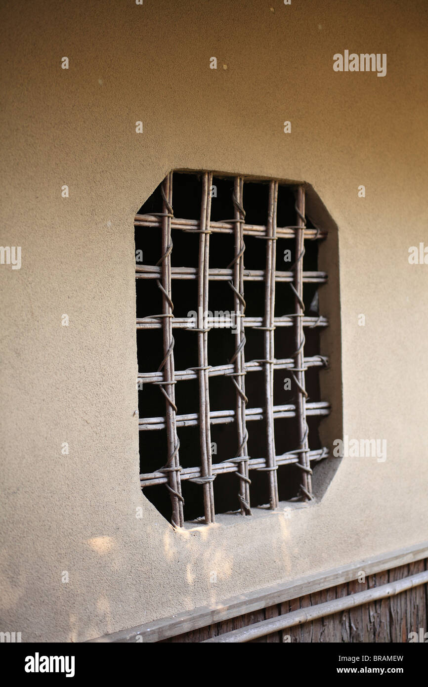 Japanese old wooden window Stock Photo - Alamy