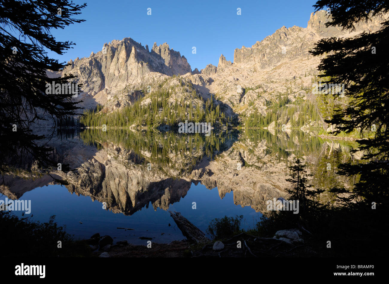 Baron Lake, Sawtooth Mountains, Sawtooth Wilderness, Sawtooth National ...