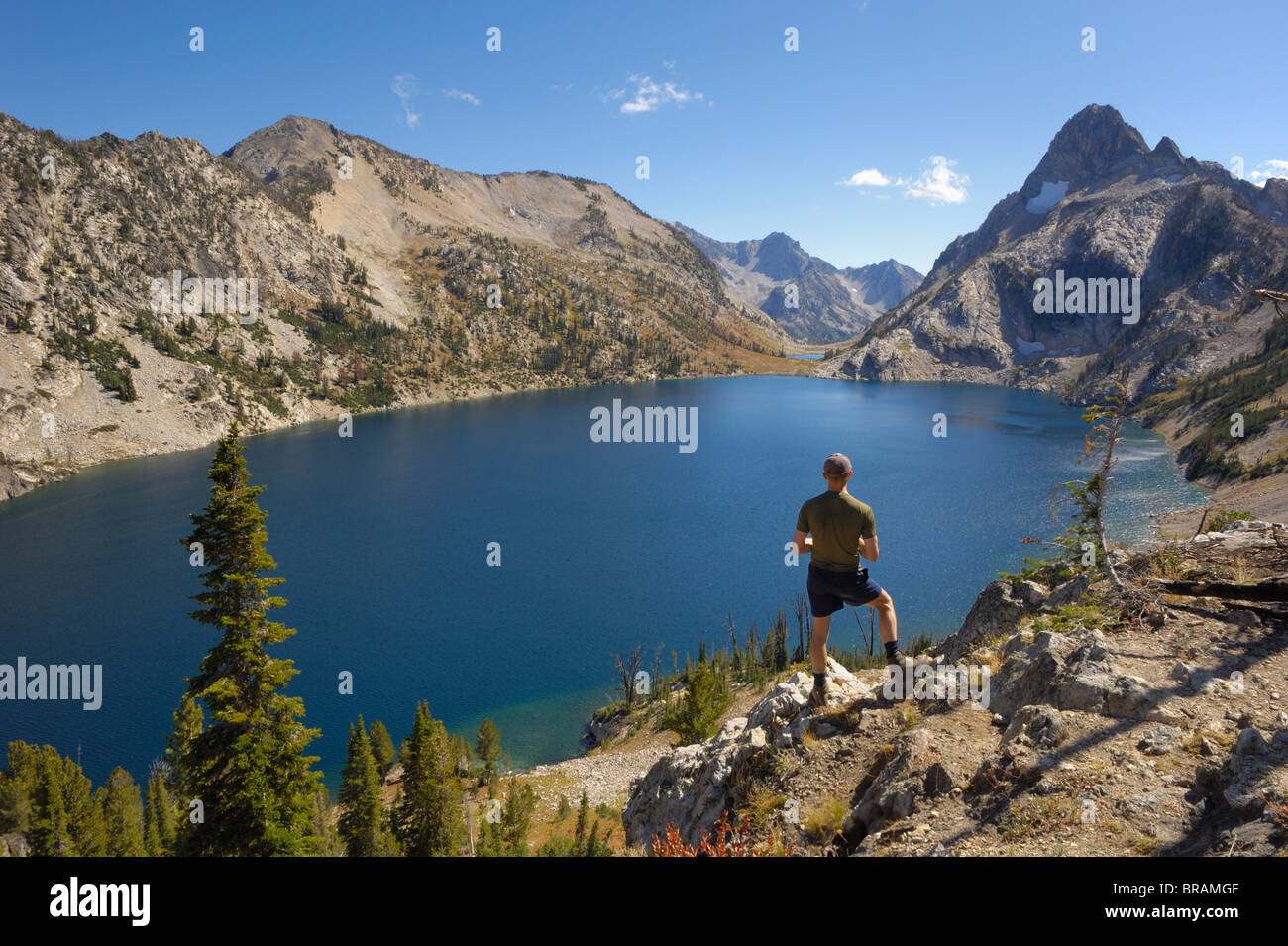 Sawtooth Lake, Sawtooth Mountains, Sawtooth Wilderness, Sawtooth ...