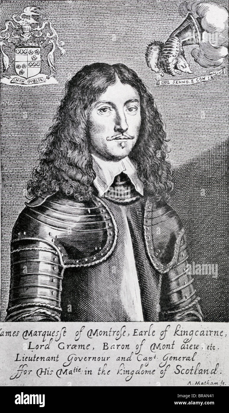 James Graham, 1st Marquess of Montrose, 1612 - 1650. Scottish nobleman ...