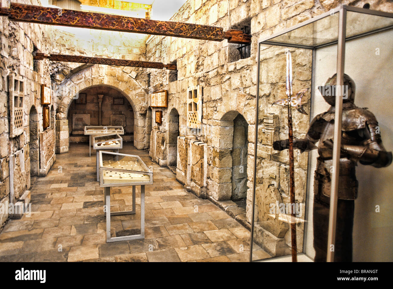 Beautiful image of inside armour of Kolossi Castle in Limassol Cyprus ...