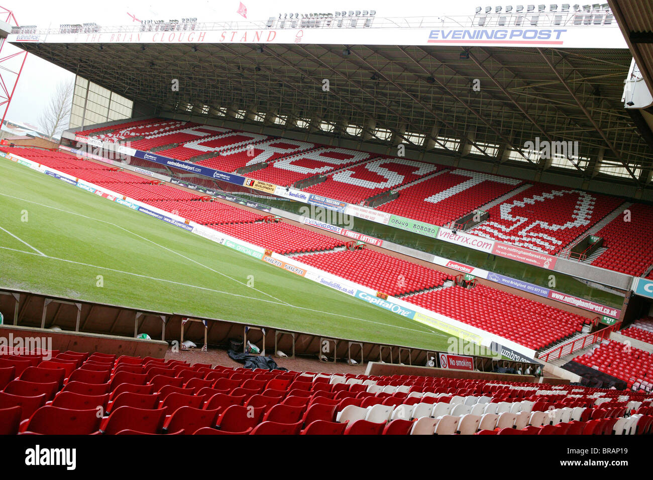 The City Ground, home of Nottingham Forest Football Club. The Brian ...