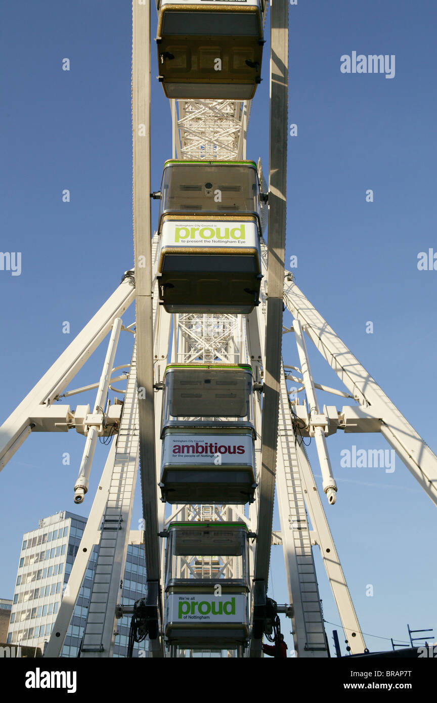 The Nottingham Eye, Wheel of Nottingham Stock Photo - Alamy