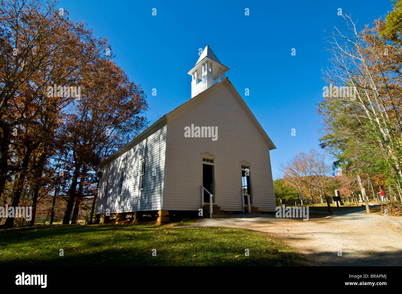 Little chapel, Great Smoky Mountains National Park, Tennessee, United ...