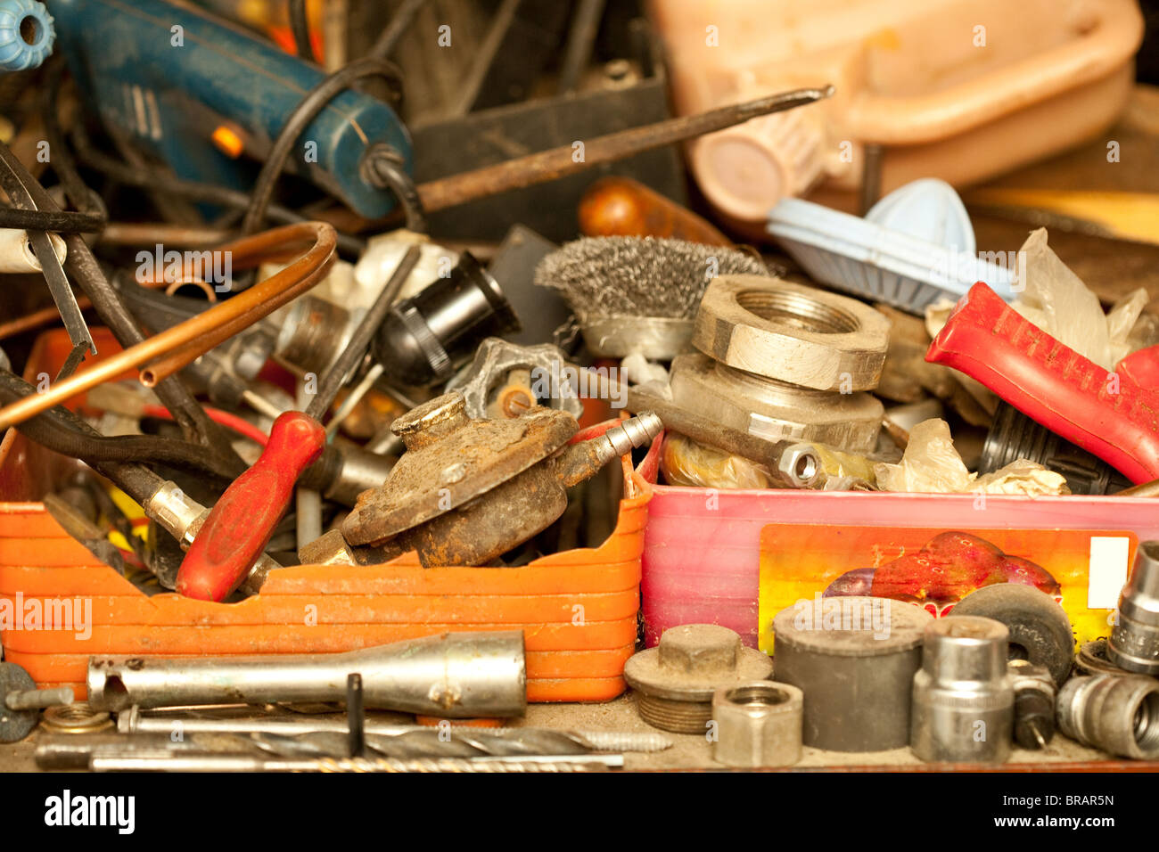 Tools mess hi-res stock photography and images - Alamy