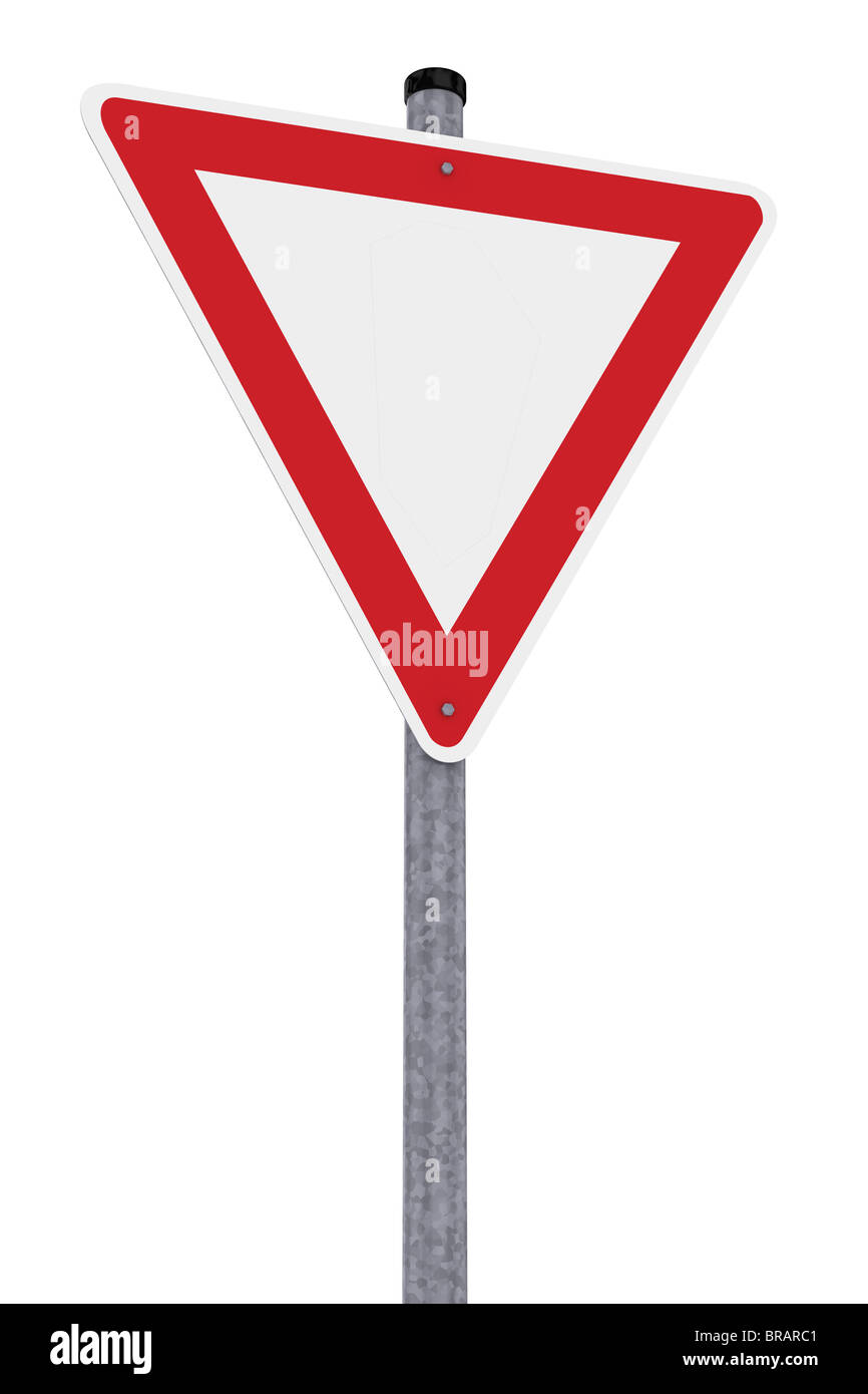 Yield sign hi-res stock photography and images - Alamy