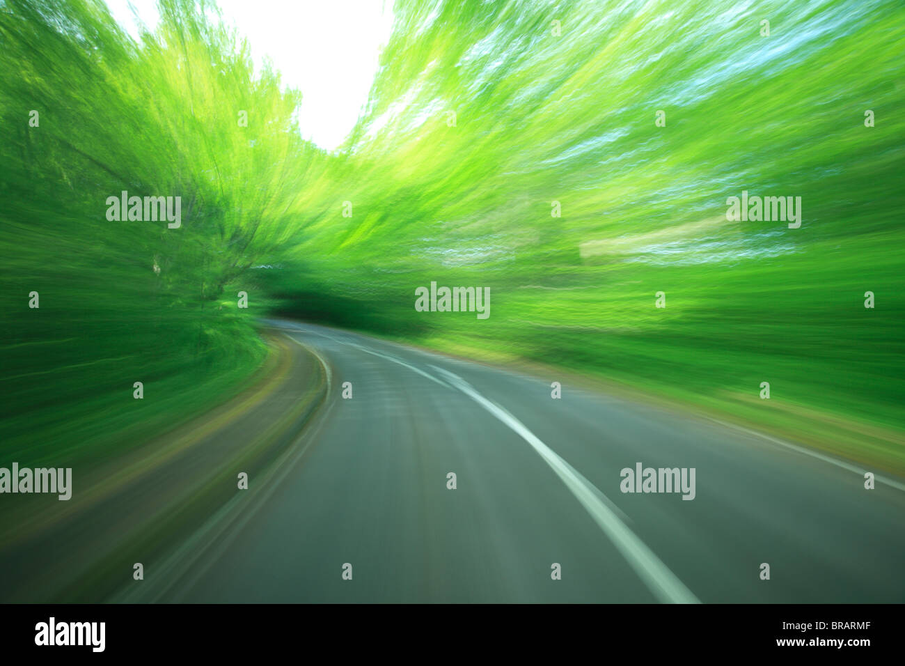 Road in motion blur Stock Photo - Alamy