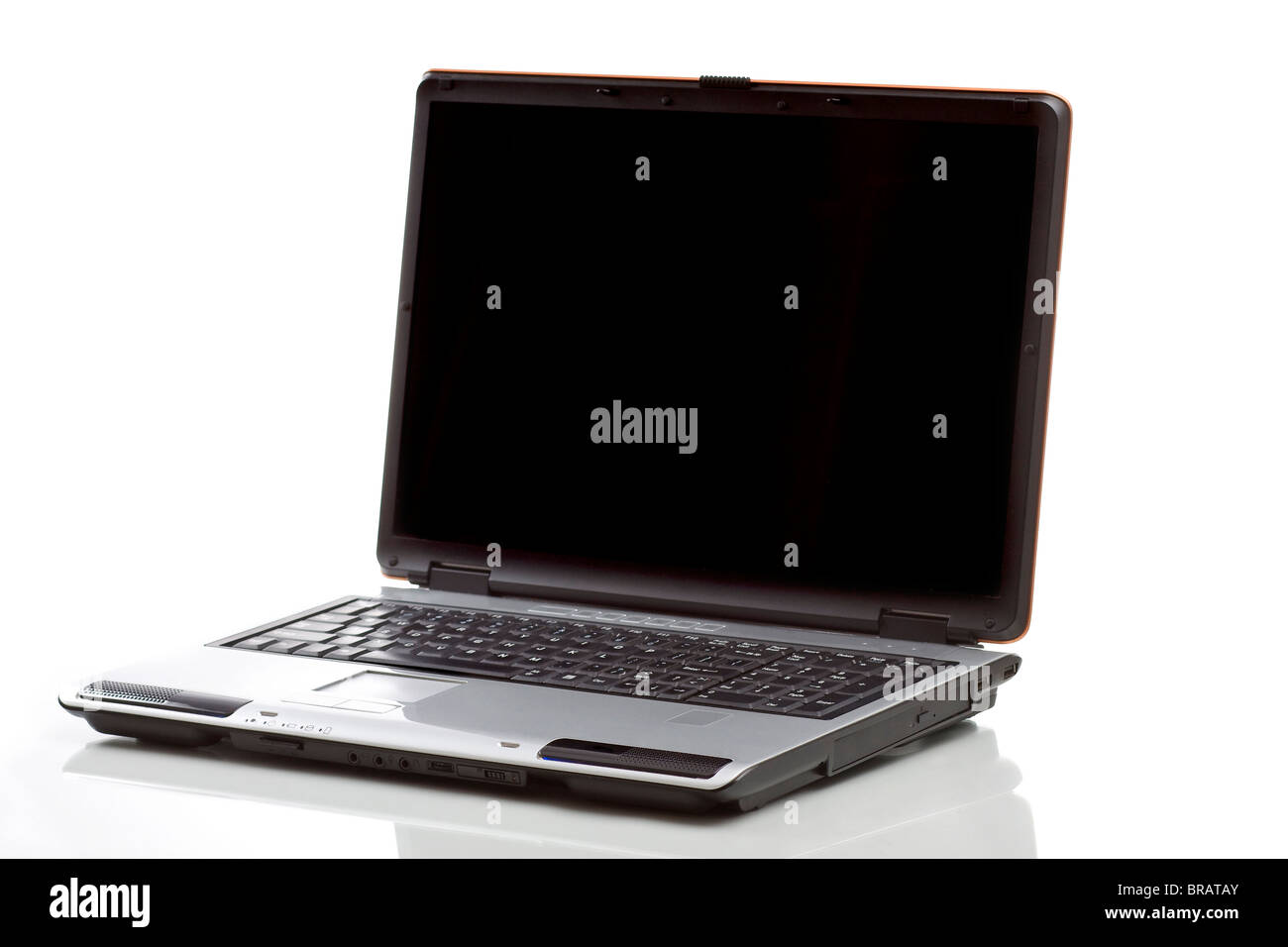 Laptop, personal computer isolated on white background Stock Photo - Alamy