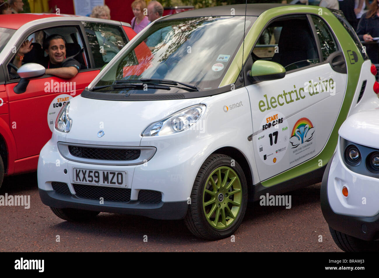 Electric Smart car, London Stock Photo - Alamy