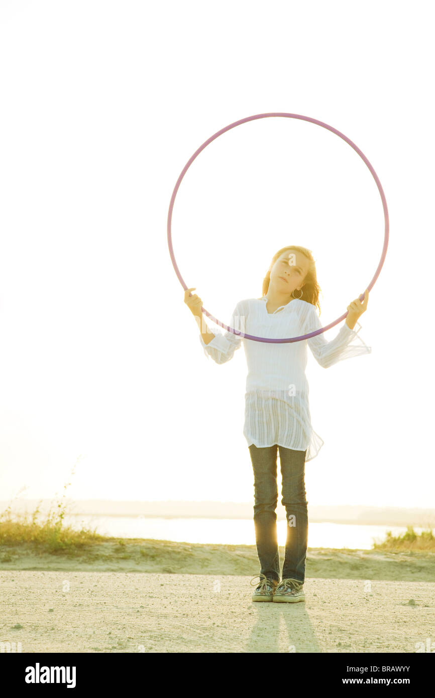 Girl Hoop High Resolution Stock Photography and Images - Alamy