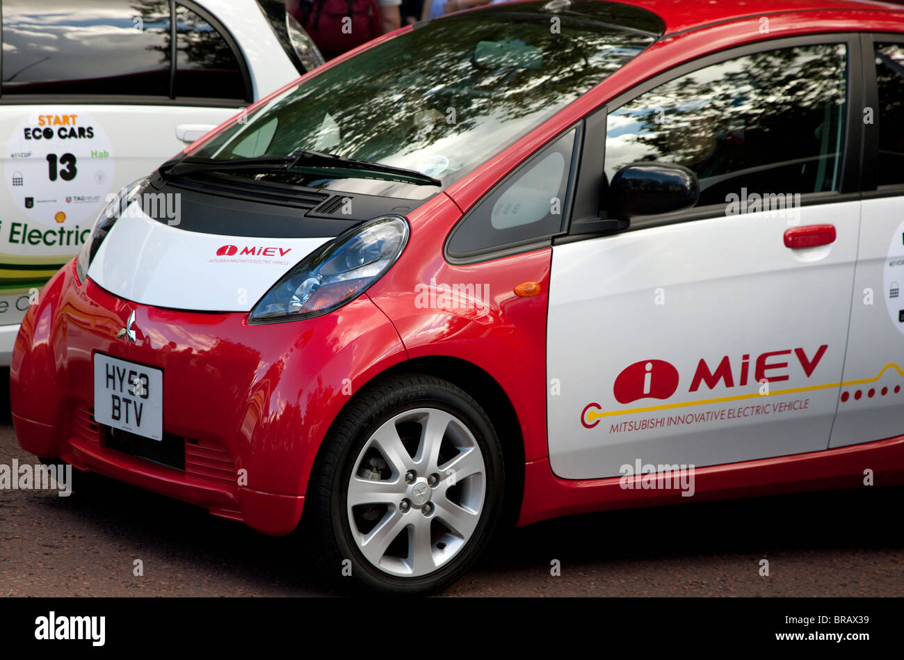 Mitsubishi Miev electric car, London Stock Photo - Alamy
