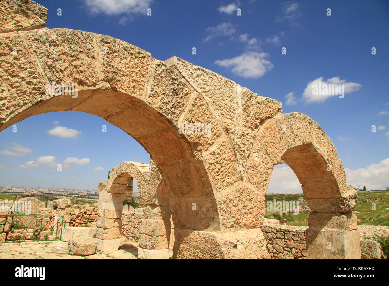 Southern Hebron Mountain, the ancient Synagogue of Susya Stock Photo ...