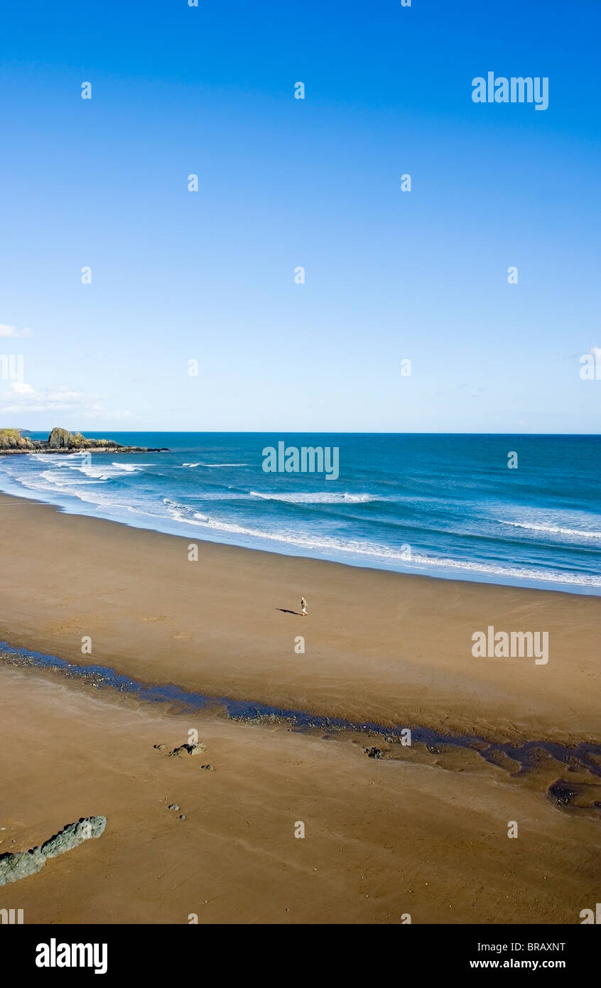 Bunmahon, Copper Coast, Co Waterford, Ireland; Beach In The Copper ...