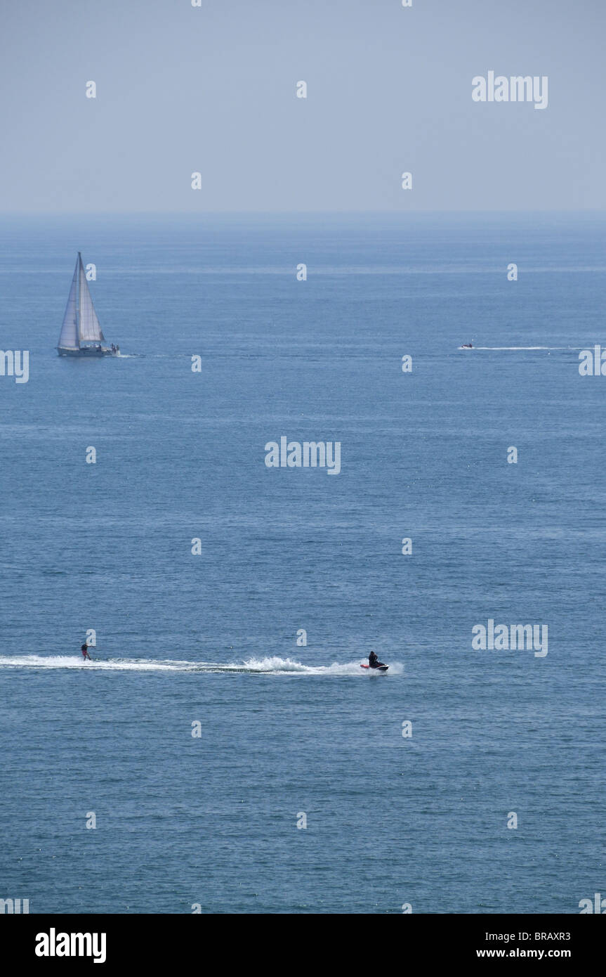 Personal watercraft aerial view hi-res stock photography and images - Alamy