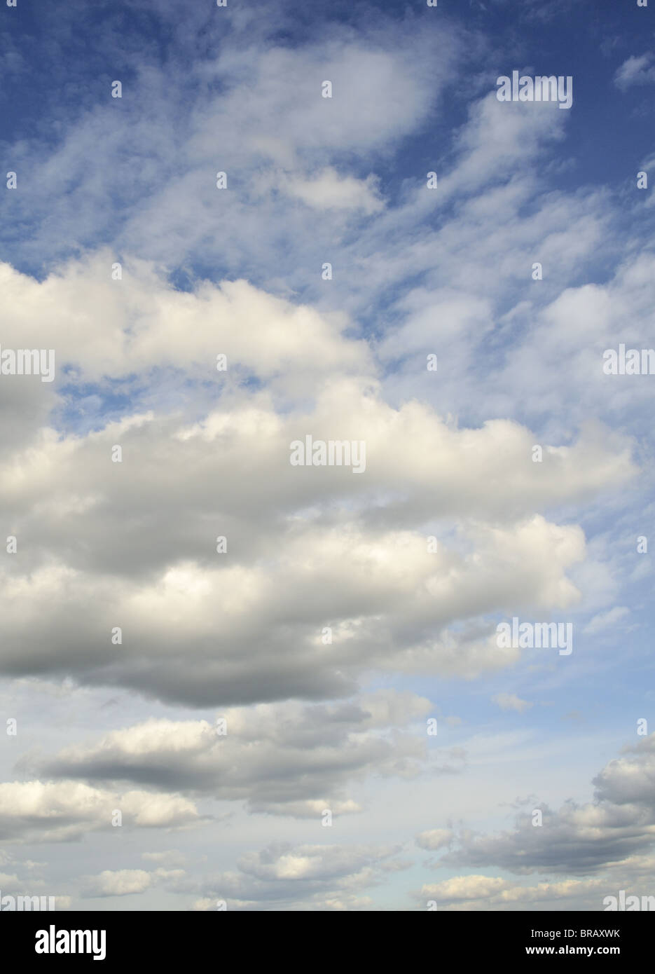 Sunny blue sky with clouds Stock Photo - Alamy