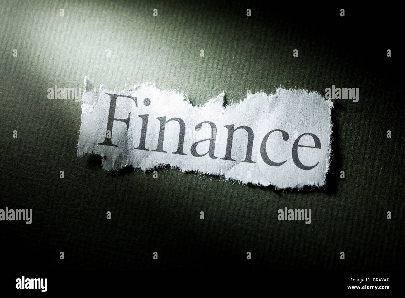Headline Finance, concept of finance Solution or Problem Stock Photo ...