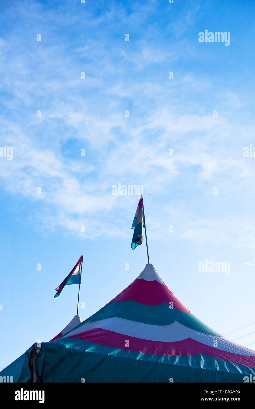 Circus tent top Stock Photo - Alamy