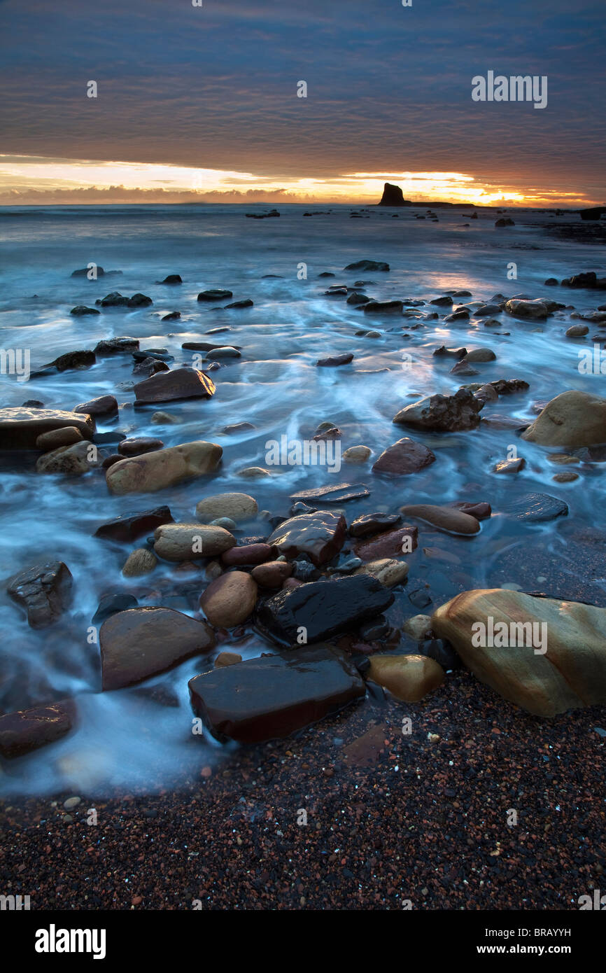Dawn Saltwick Bay near Whitby, North Yorkshire Coast Stock Photo - Alamy