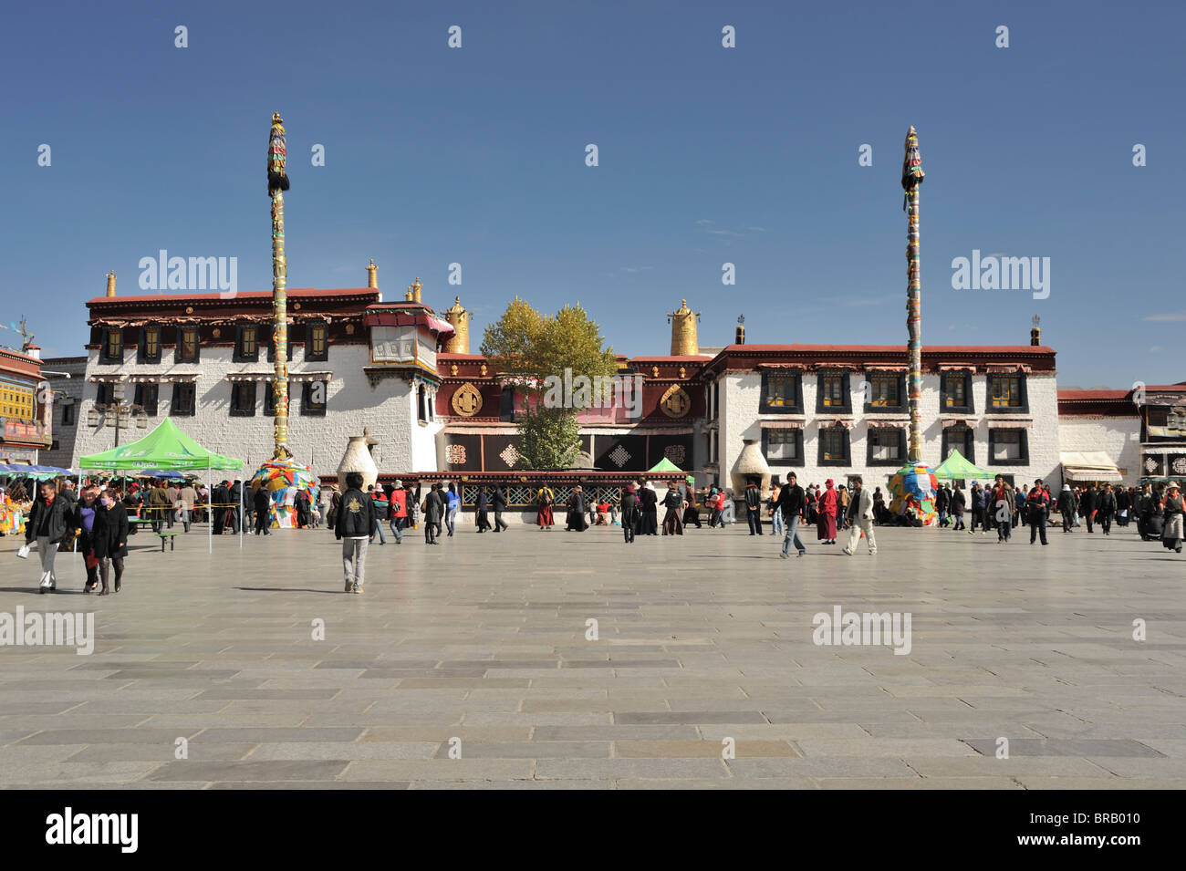 Jokhang Temple. Lhasa, Tibet Stock Photo - Alamy